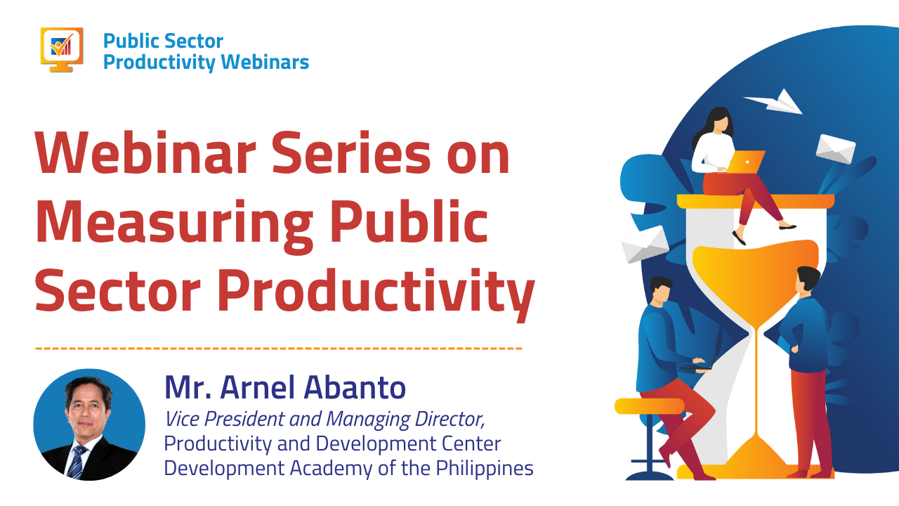 Webinar Series on Measuring Public Sector Productivity - DAP