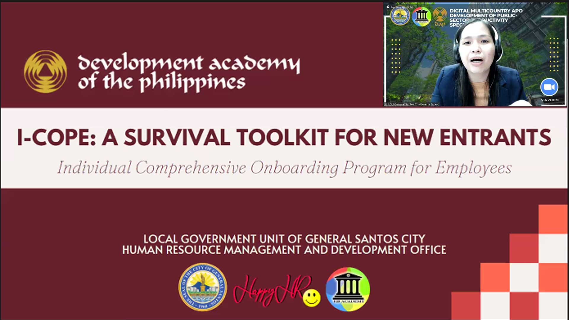 DAP, APO Conduct Virtual Multi-country Training on Development of Public Sector Productivity ...